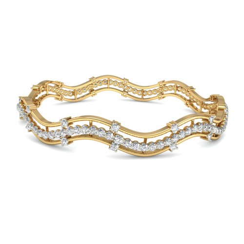 The Dylan Diamond Bangle | PC Jeweller
