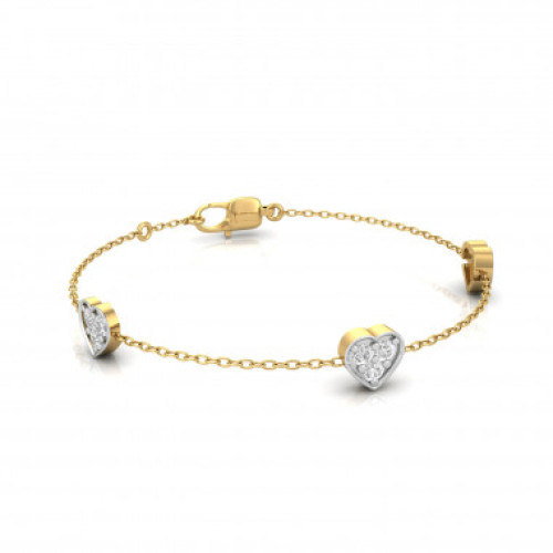 The 3 Hearts Diamond Bracelet Ship faster