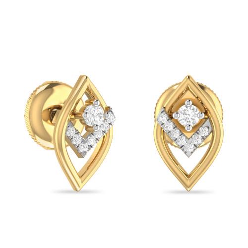 The Kian Diamond Earrings by PC Jeweller