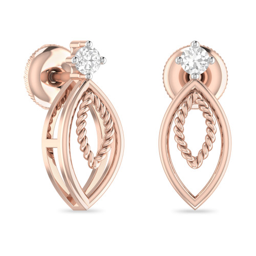 The Everett Diamond Earrings by PC Jeweller