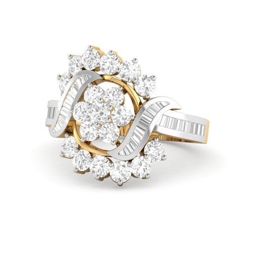 The Geri Diamond Ring | PC Jeweller