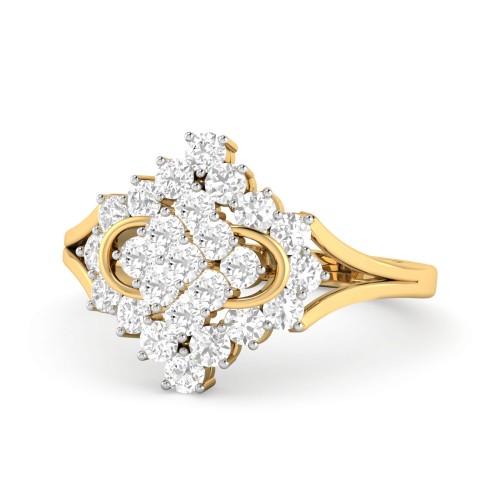 The Saadya Diamond Ring | PC Jeweller