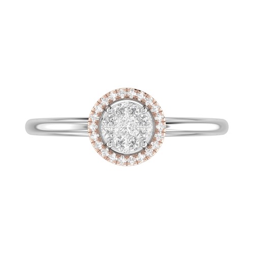 The Shalom Diamond Ring by PC Jeweller
