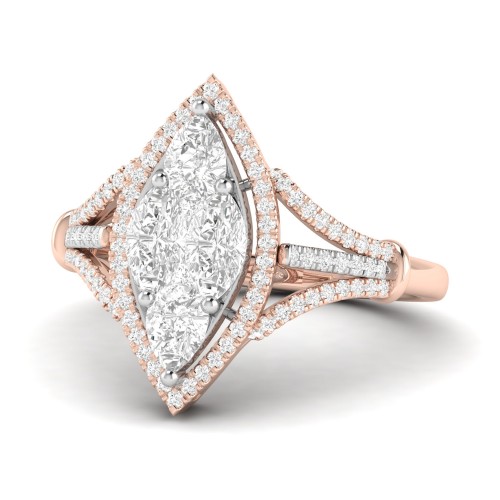 The Aamina Diamond Ring by PC Jeweller