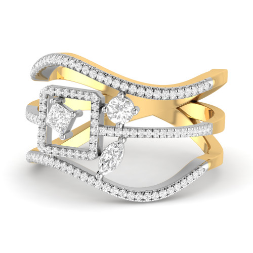 The Mehr Diamond Ring Ships Faster by PC Jeweller