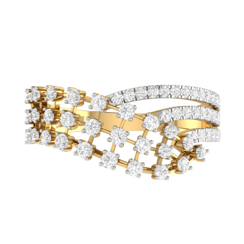 The Jivika Diamond Ring by PC Jeweller