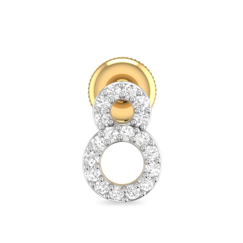 The Rourke Diamond Earrings by PC Jeweller