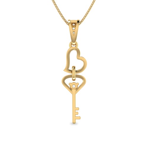 The Cory Diamond Pendant | PC Jeweller