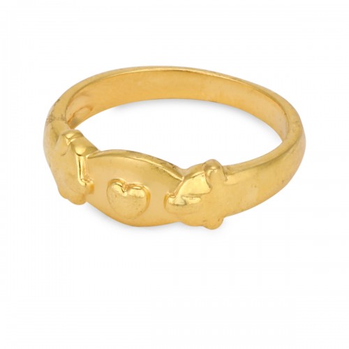 The Bhavi Gold Ring by PC Jeweller